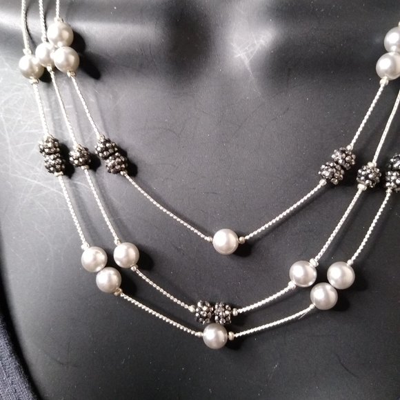 Rmn | Jewelry | Vintage Rmn Layered Bead Necklace 85 Inches | Poshmark